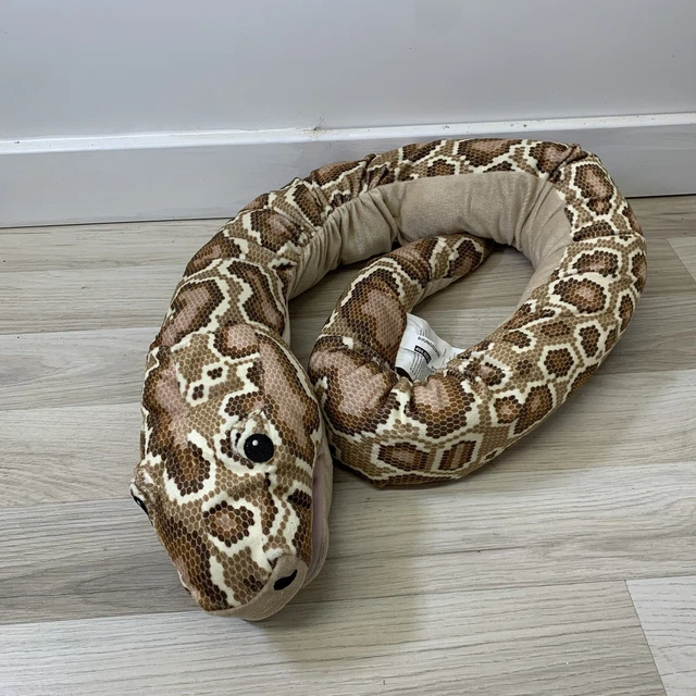 IKEA DJUNGELSKOG LARGE Burmese Python Snake Soft Toy Plush 63 inch ...