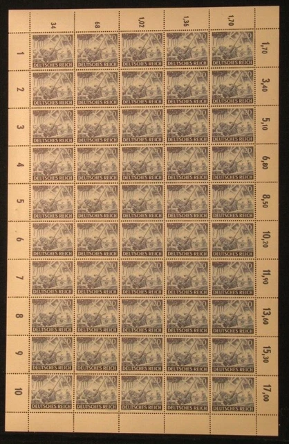 D. REICH, WW2, Adolf Hitler Army, ex. No. 831-842, No. 838 in the ...