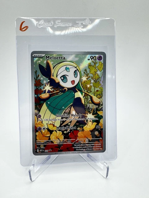 2025 POKEMON PHANTASMAL FLAMES 026 MELOETTA MEGA DIANCE ex BATTLE DECK ...