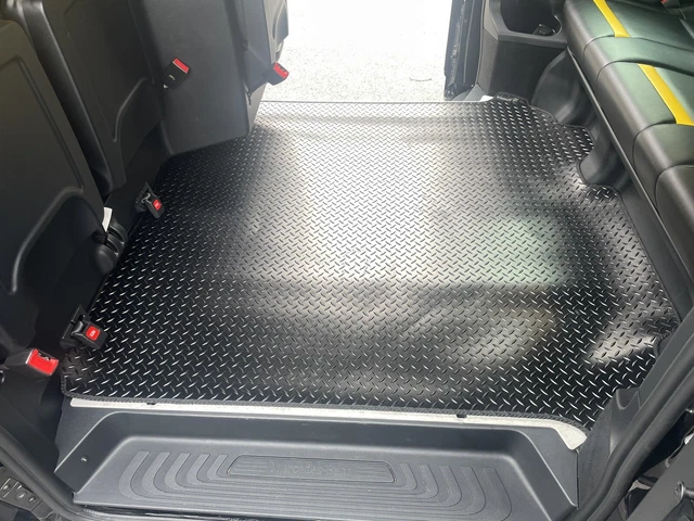 FOR MERCEDES VITO Black Cab 2015 To 2022 Tailored RUBBER Rear Floor Mat ...