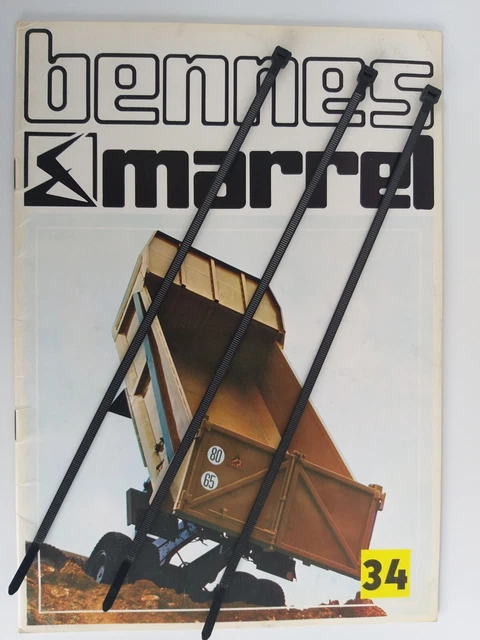 COLLECTOR BROCHURE CAMION BERLIET BENNES MARREL GAMME COMPLÈTE Belles ...