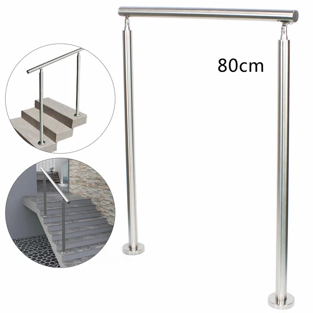 STAINLESS STEEL HANDRAIL Kit Outdoor Safety Grab Rail Mobility Garden ...