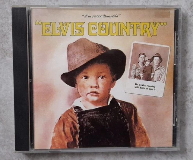ELVIS PRESLEY COUNTRY Cd Bmg Usa 6330-2-R 1988 Error Picture Cover Very ...