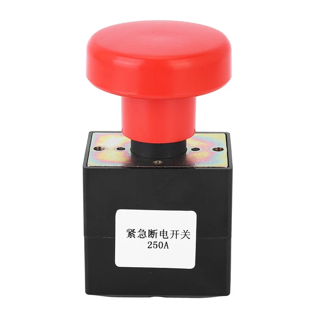 EMERGENCY STOP SWITCH Electric Forklift Switch DC Power Supply Switches ...