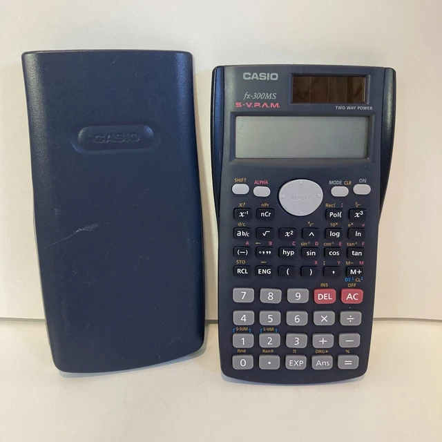 CASIO FX-300 MS Plus Scientific Calculator For Algebra/Geometry ...