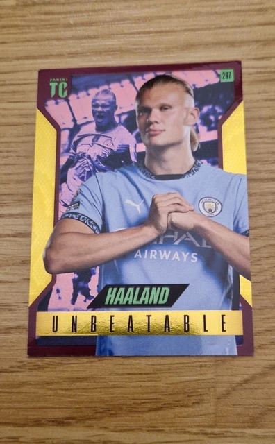PANINI TOP CLASS 2025 Unbeatable Erling Haaland - Purple Parallel ...