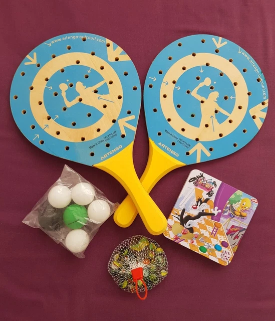 BAT AND BALL Set, Marbles And Magnetic Snakes & Laders Games Bundle £3. ...