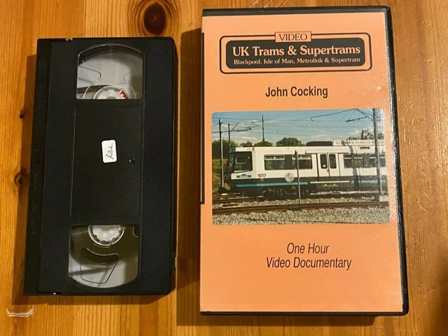 UK TRAMS AND Supertrams John Cocking RARE BIG CASE VHS VIDEO £12.00 ...