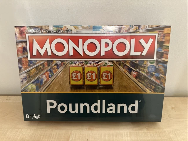 LIMITED EDITION HASBRO Monopoly Poundland Family Board Game Special ...