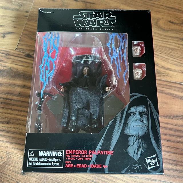 EMPEROR PALPATINE & Death Star Throne Exclusive Black Series Star Wars ...