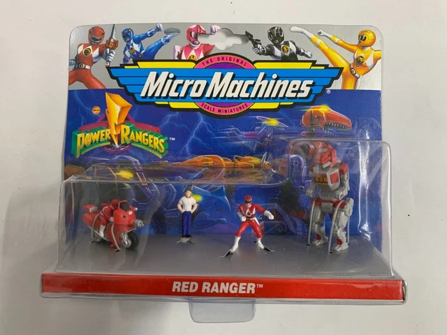 MICRO MACHINES POWER RANGERS Red Ranger - Galoob 1994 Neuf New EUR 49 ...
