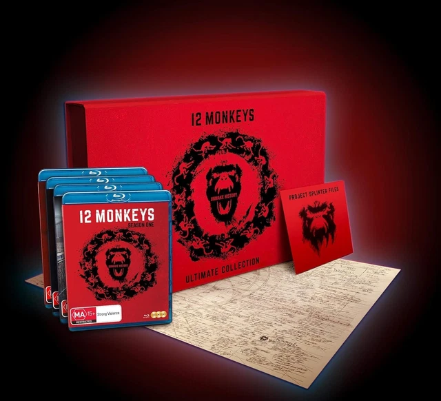 12 MONKEYS COMPLETE Deluxe Box Set All 4 Series plus film BLU RAY Region free £69.99 - PicClick UK