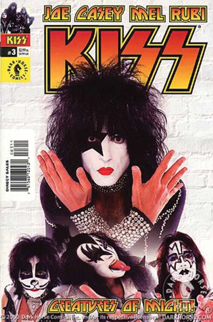 KISS M 6327 COMIC - KISS N.03 - by JOE CASEY- PHOTO COVER - 32 pages ...
