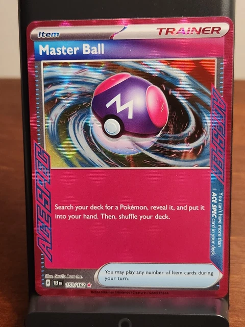 MASTER BALL #153/162 ACE SPEC Rare - POKEMON - SV05 Forces Temporelles ...