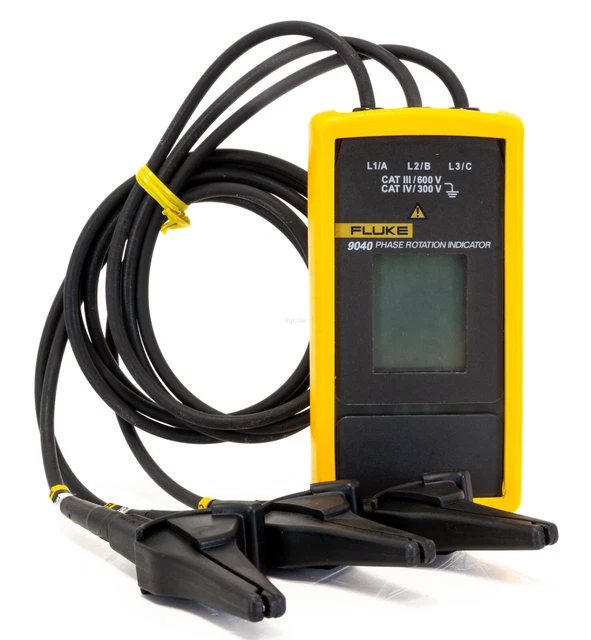 FLUKE 9040 PHASE Rotation Tester Phase Rotation Indicator Tester £136. ...