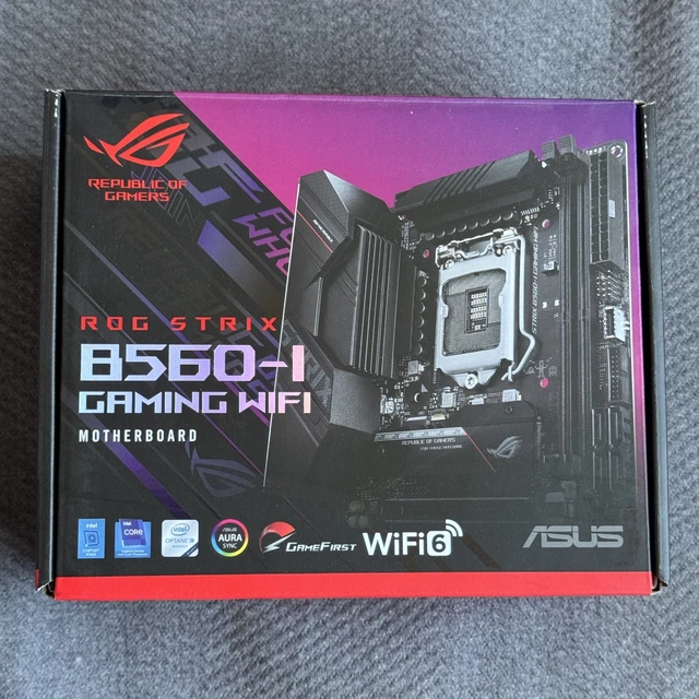 ASUS ROG STRIX B560-I GAMING WIFI DDR4 LGA 1200 Mini-ITX Motherboard ...