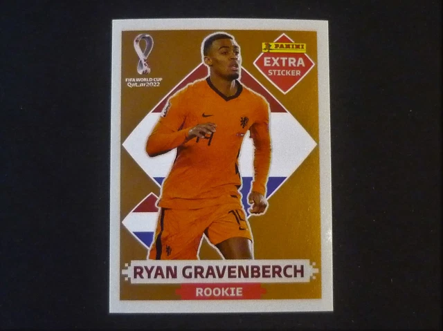 PANINI FIFA WORLD Cup Qatar 2022 World Cup Extra Sticker ROOKIE GRAVENBERCH Bronze 01 £42.41 ...