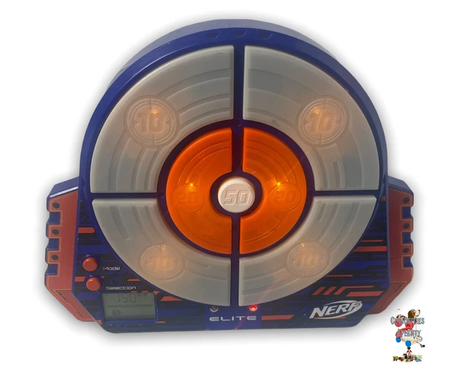 NERF N-STRIKE ELITE Blue Digital Target Light Up Toy Shooting Practice ...