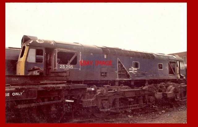 PHOTO CLASS 25 Loco No 25295 Scrapped £1.65 - PicClick UK