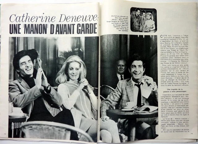 CATHERINE DENEUVE ET SAMY FREY => Coupure de presse 3 pages 1967 // CLIPPING EUR 5,00 - PicClick FR