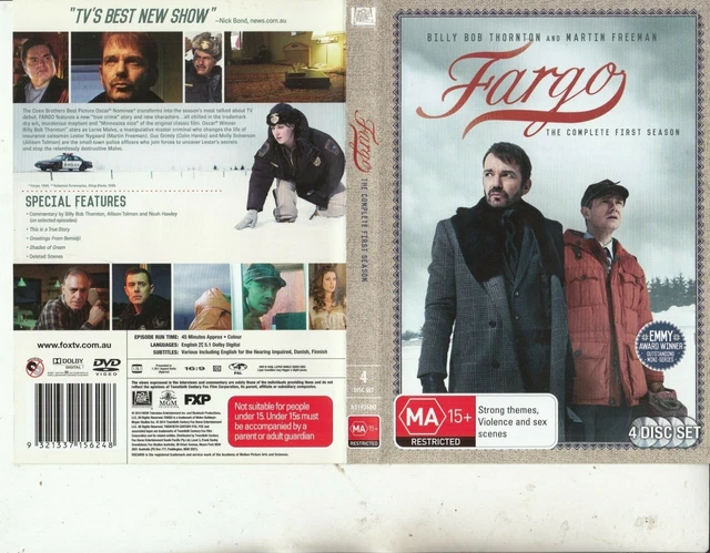 FARGO-2014-[THE COMPLETE FIRST Season-4 Disc Set]-TV Series USA-Fa-4 ...