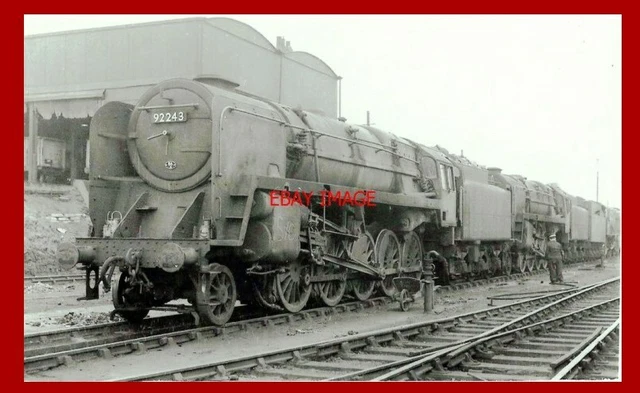 PHOTO BR Standard 9F Loco No 92243 £1.45 - PicClick UK