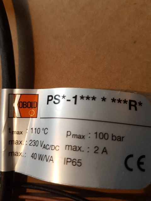 KOBOLD PRALLSCHEIBEN-STRÖMUNGSWÄCHTER PSR-11258R25R1 EUR 49,99 ...