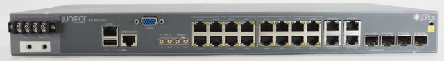 JUNIPER ACX1000 {ACX1000-DC} REV B 650-037056 Rev 12 16 Port Router ...