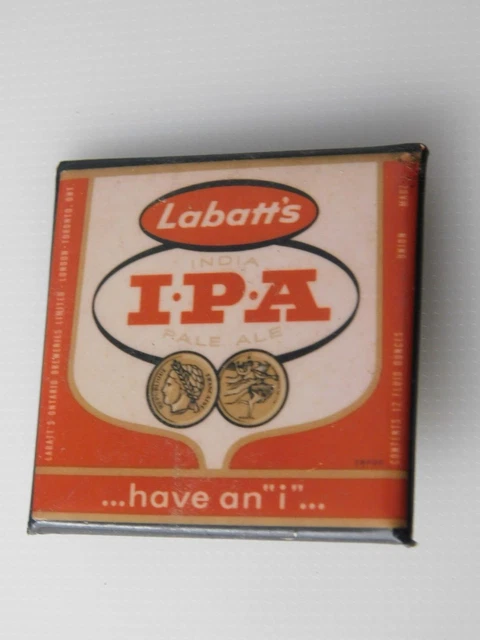 LABATTS IPA India Pale Ale Vintage Beer Button Pin Labatt Brewery Have ...