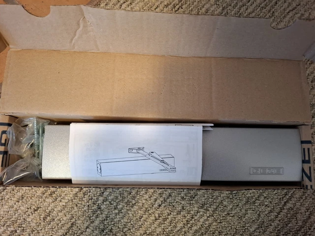 GEZE TÜRSCHLIESSER TS 4000 mit Gestänge silber EUR 70,00 - PicClick DE