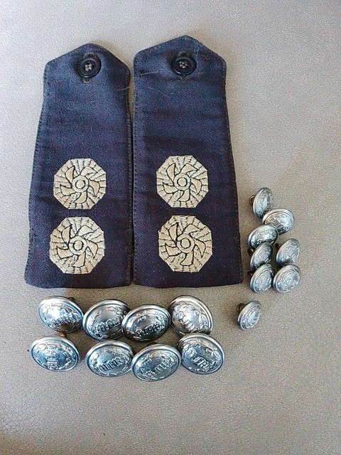 MANCHESTER FIRE BRIGADE Collection Buttons Epaulettes Vintage Service ...