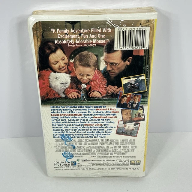 STUART LITTLE VHS Movie 2000 Clamshell Case Closed Captioned Sealed NEW ...