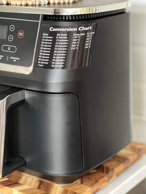 NINJA AIR FRYER conversion chart sticker £4.00 - PicClick UK