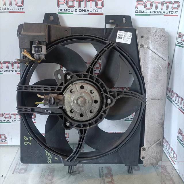 9812028580 ELETTROVENTOLA CON SUPPORTO per CITROEN C3 2A SERIE 1.6 16V ...
