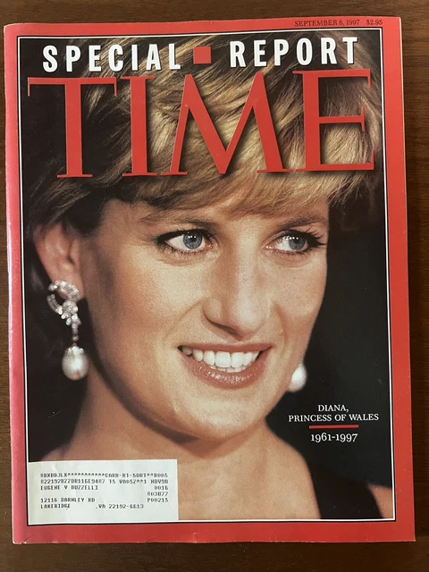 VINTAGE PRINCESS DIANA TIME MAGAZINE Special Report September 8 1997 £ ...
