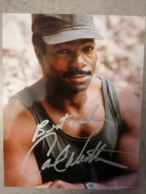 CARL WEATHERS 8X10 Hand Signed Photo With COA EUR 150,00 - PicClick FR