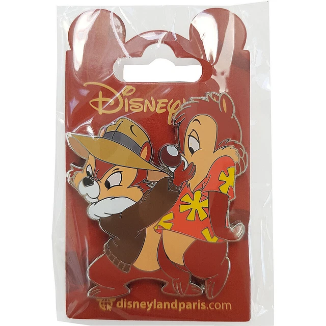 DISNEYLAND PARIS CHIP N Dale Rescue Rangers Pin Trading Badge Disney ...