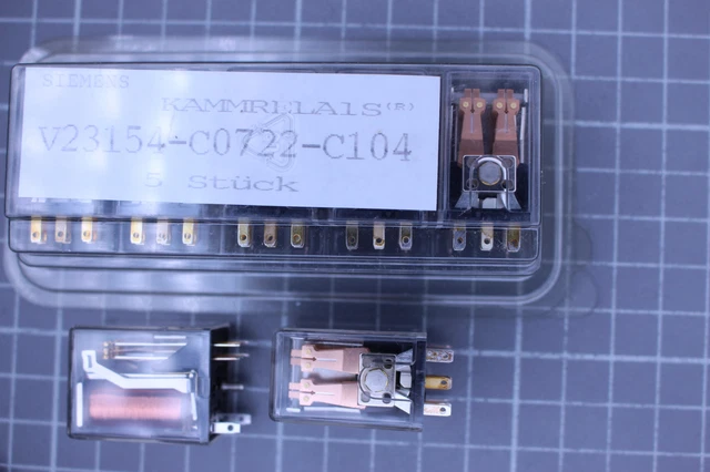 RELAIS NR597 Kammrelais V23154-C0722-C104 32 V 2 Wechsler 150V 2Amp. 1 Stck EUR 29,00 - PicClick DE