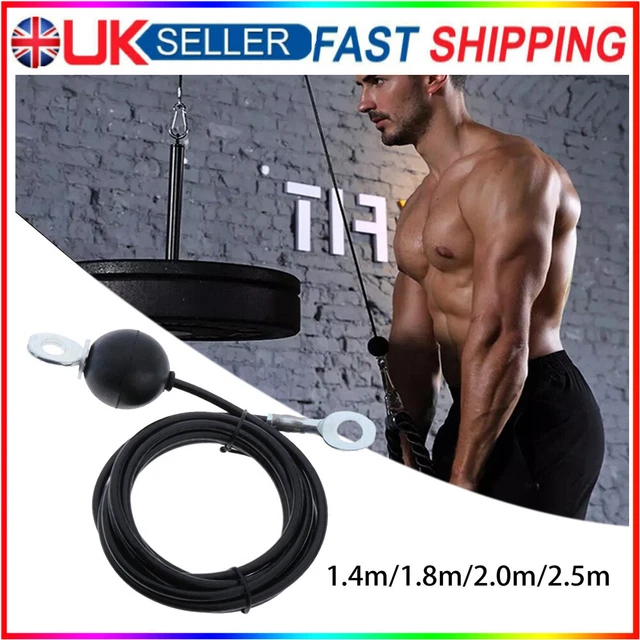 FITNESS PULLEY TRICEPS Rope Cable System DIY Loading Pin Lifting ...