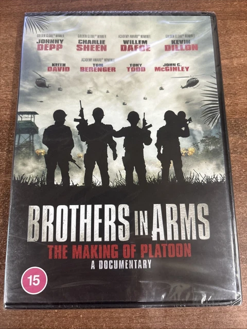 BROTHERS IN ARMS - The Making of Platoon DVD (2020) Paul Sanchez cert ...
