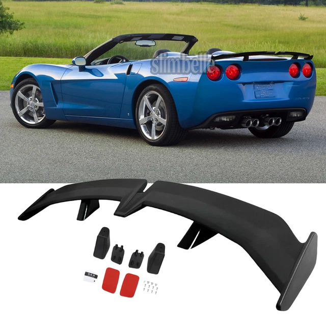 55& BLACK REAR Trunk Spoiler Wing Drill-free PRO Style For Chevy ...