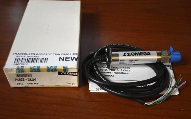 OMEGA ENGINEERING PX602-3KGV Thin Film Pressure Sensor Transducer 3000 ...