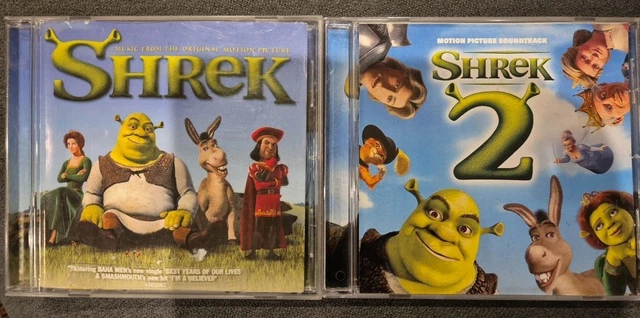 SHREK 1 & 2 Promo Cd Motion Picture Soundtrack Mike Myers Film Score ...