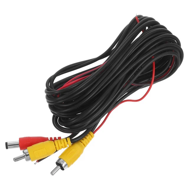 6M BACKUP CAMERA Extension Cable Power And Video For Car Reverse Camera ...