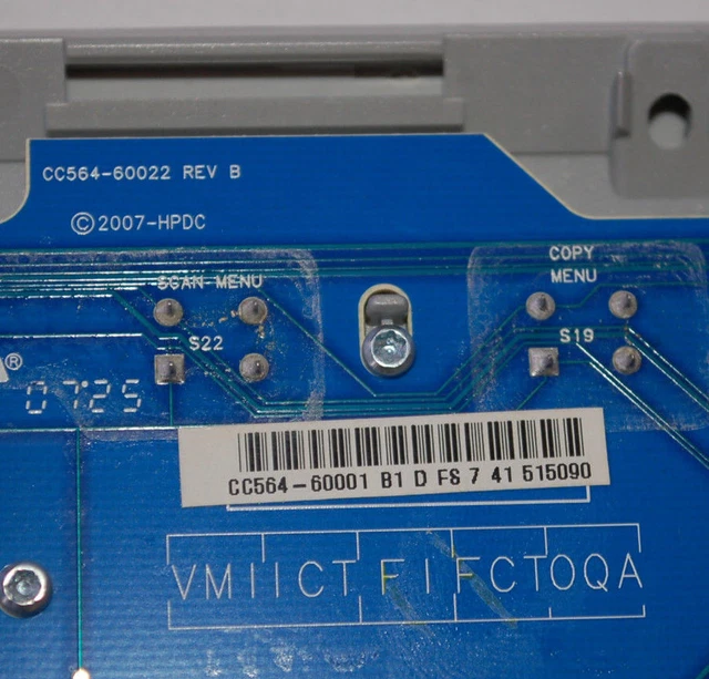 HP PHOTOSMART C7280 Printer Control Panel with Display Screen CC564-60001 $54.09 - PicClick CA