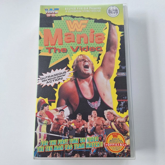 1994 WWF MANIA The Video Coliseum VHS WWE Wrestling Bret Hitman Hart £11.99 - PicClick UK