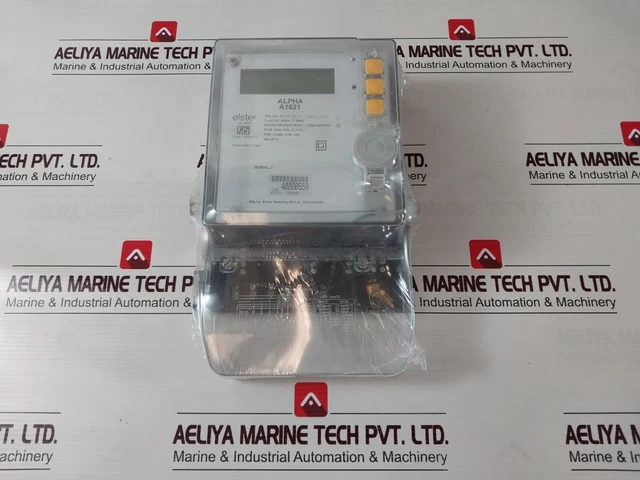 ELSTER ALPHA A1621 Kwh/Kvarh/Kvah Meter, 10000 Imp/Kwh, 3Ph, 4W, Ht Ct ...