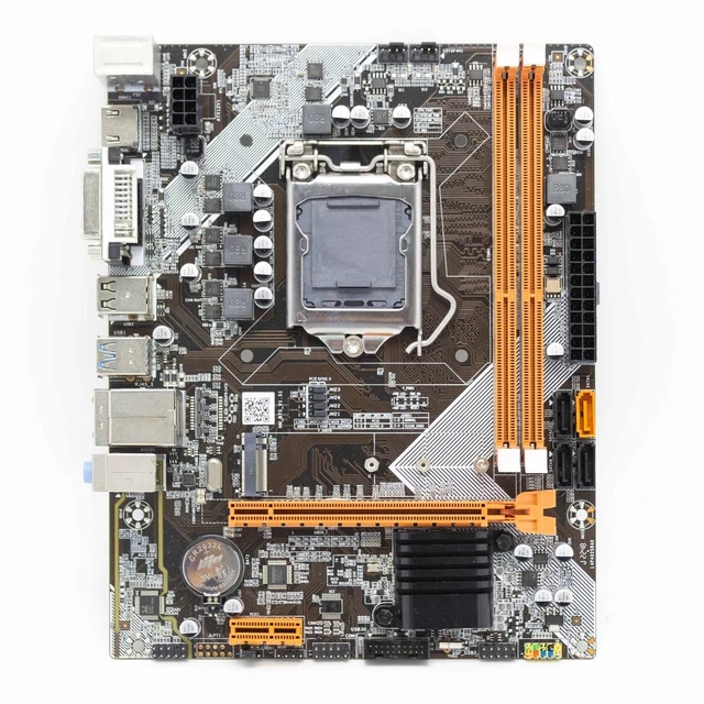 MICRO-ATX MOTHERBOARD LGA1155 B75 With M.2 Slot VGA DVI HDMI 2 X DDR3 £ ...