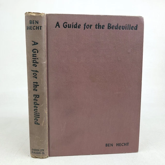 A GUIDE FOR the Bedevilled Ben Hecht 1945 Garden City Holocaust VTG ...