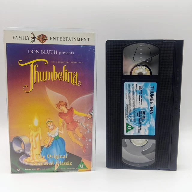 THUMBELINA VHS CHILDRENS Animated Video Tape Warner Bros £5.99 ...